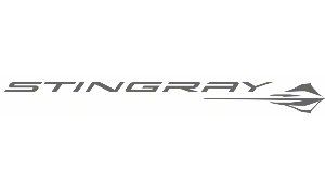 Corvette Glow Plate with Stingray and Stingary Logo; Clear; Extreme Multi-Color Lighting Kit (20 ...