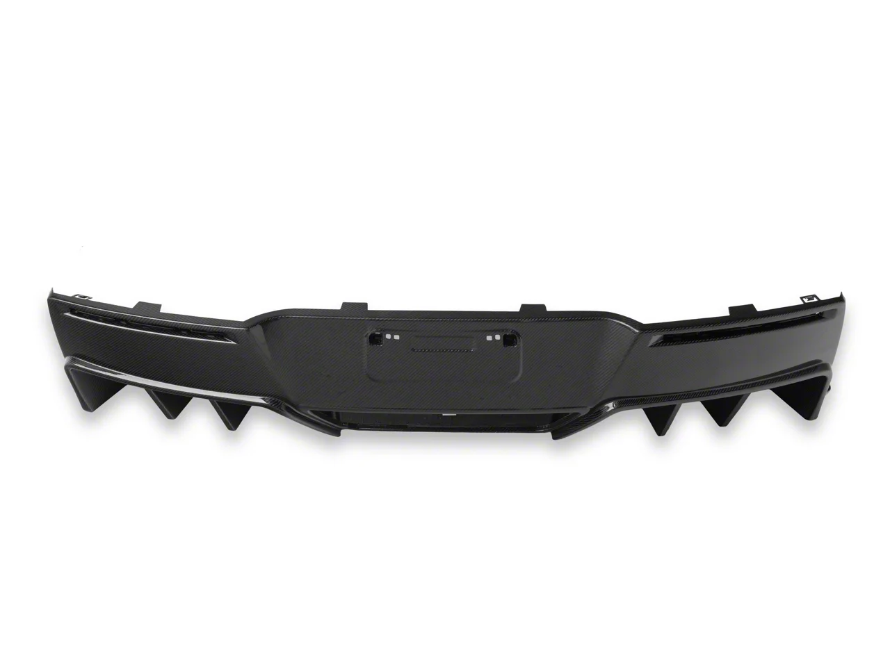 Corvette GM Factory Package Rear Bumper Diffuser; Carbon Fiber (14-19 ...