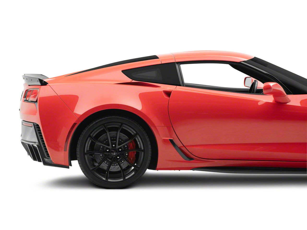 Corvette GM Factory Package Rear Bumper Diffuser; Carbon Fiber (14-19 ...