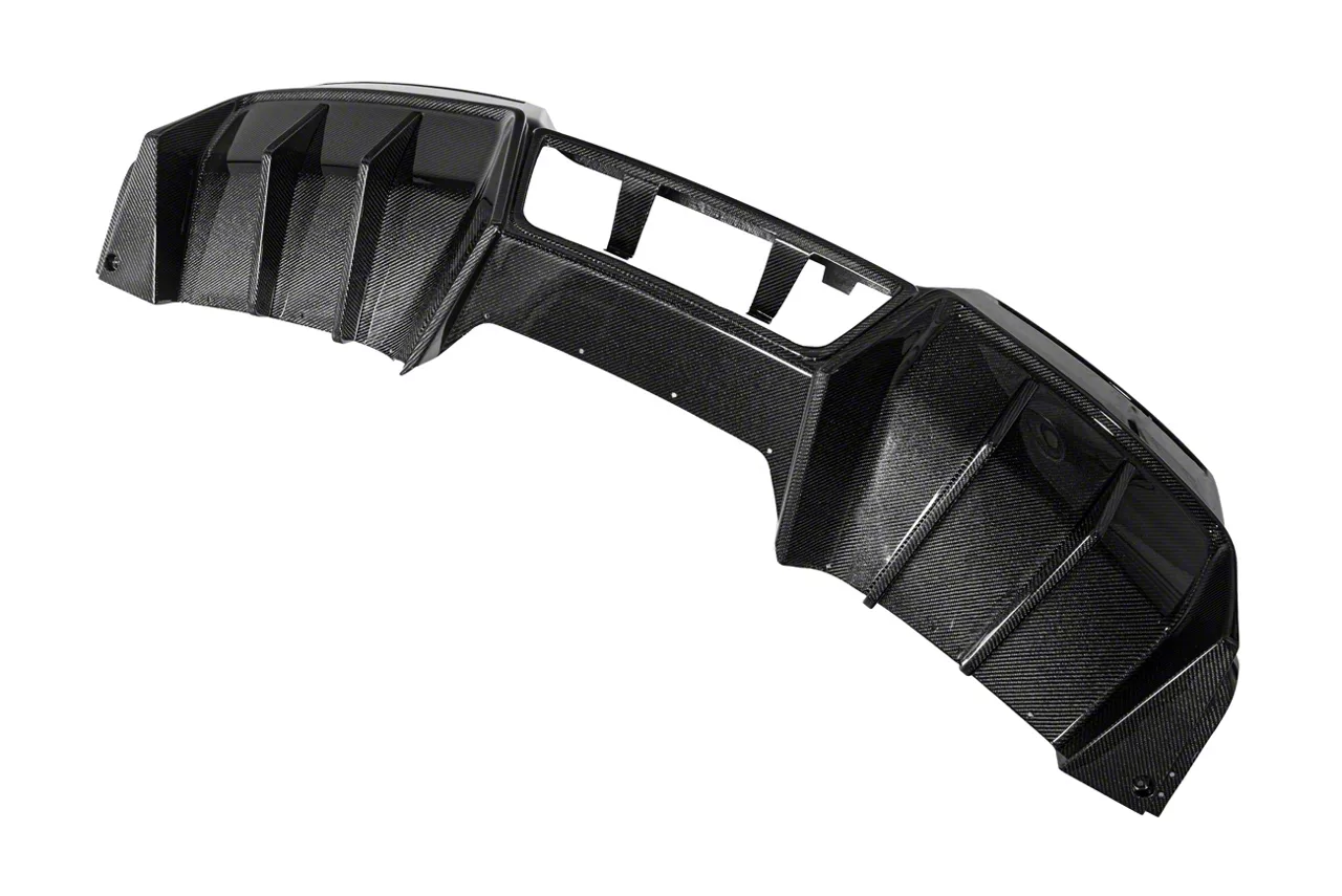 Corvette GM Factory Package Rear Bumper Diffuser; Carbon Fiber (14-19 ...