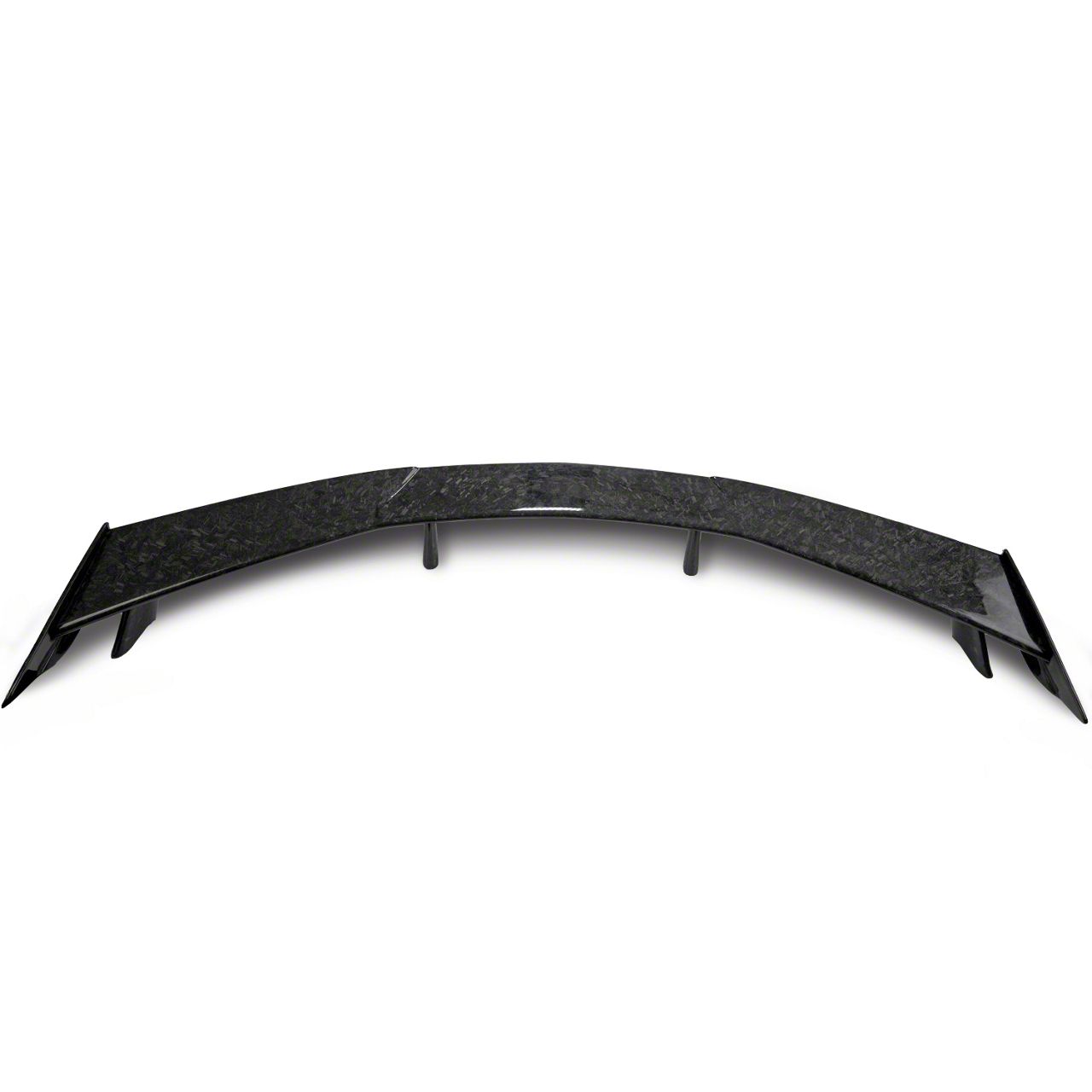 Corvette High Wing Rear Spoiler; Gloss Forged Carbon Fiber (20-25 ...