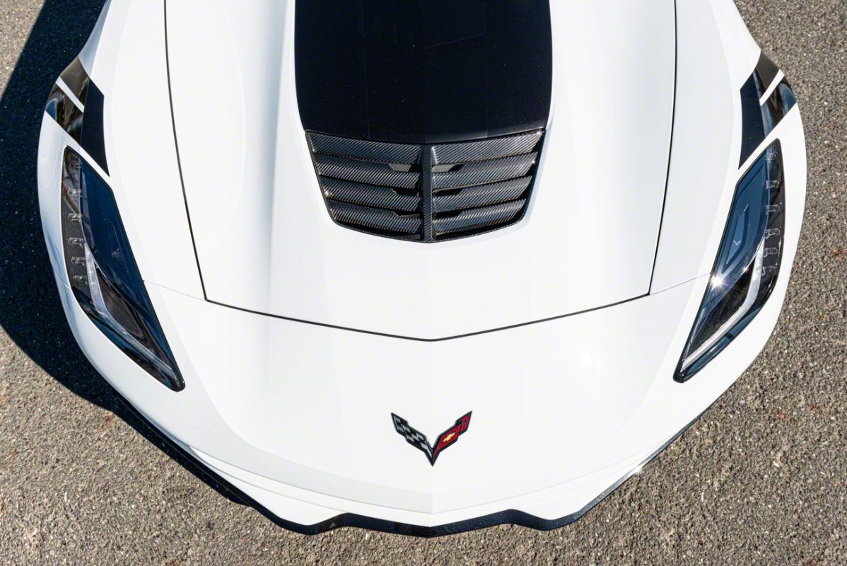 Corvette Hood Vent; Carbon Fiber (15-19 Corvette C7 Z06) - Free Shipping
