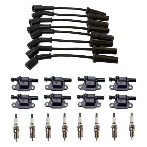 Corvette Ignition Coil and Plugs; Round Style (09-13 Corvette C6 ...