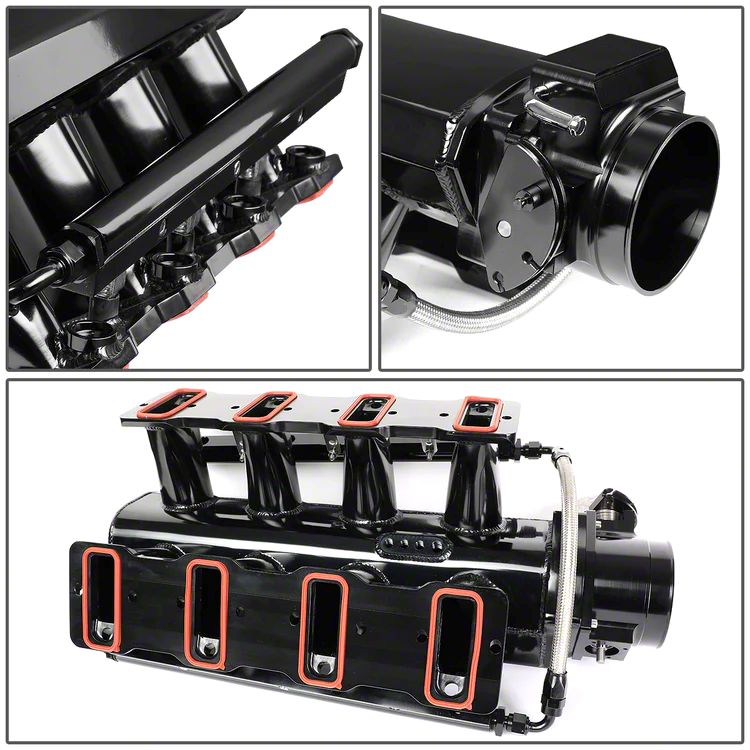Corvette Intake Manifold; Black (97-07 Corvette C5 & C6, Excluding 06 ...