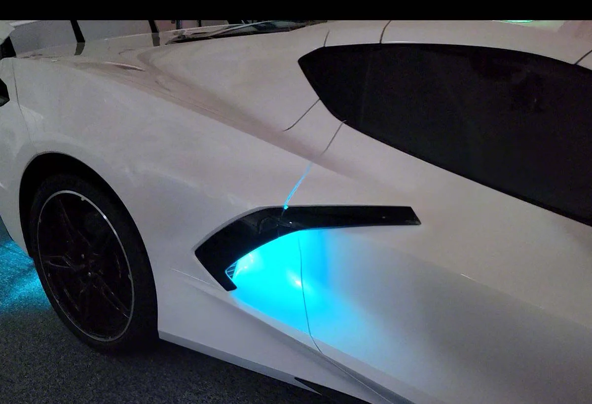 Corvette Level 3 Exterior RGB LED Lighting System; Key Fob (20-26 ...