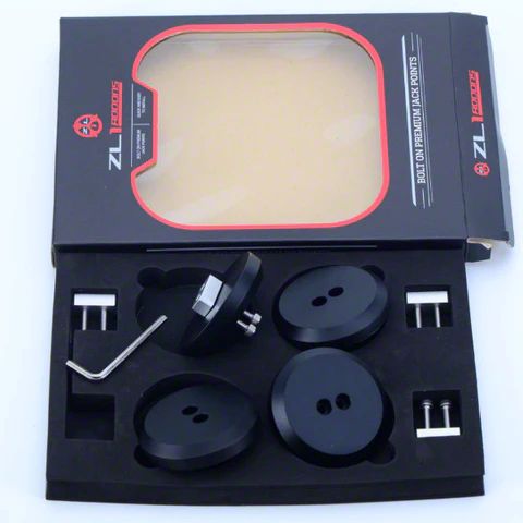 Corvette Lift Pads; Black (97-26 Corvette C5, C6, C7 & C8) - Free Shipping