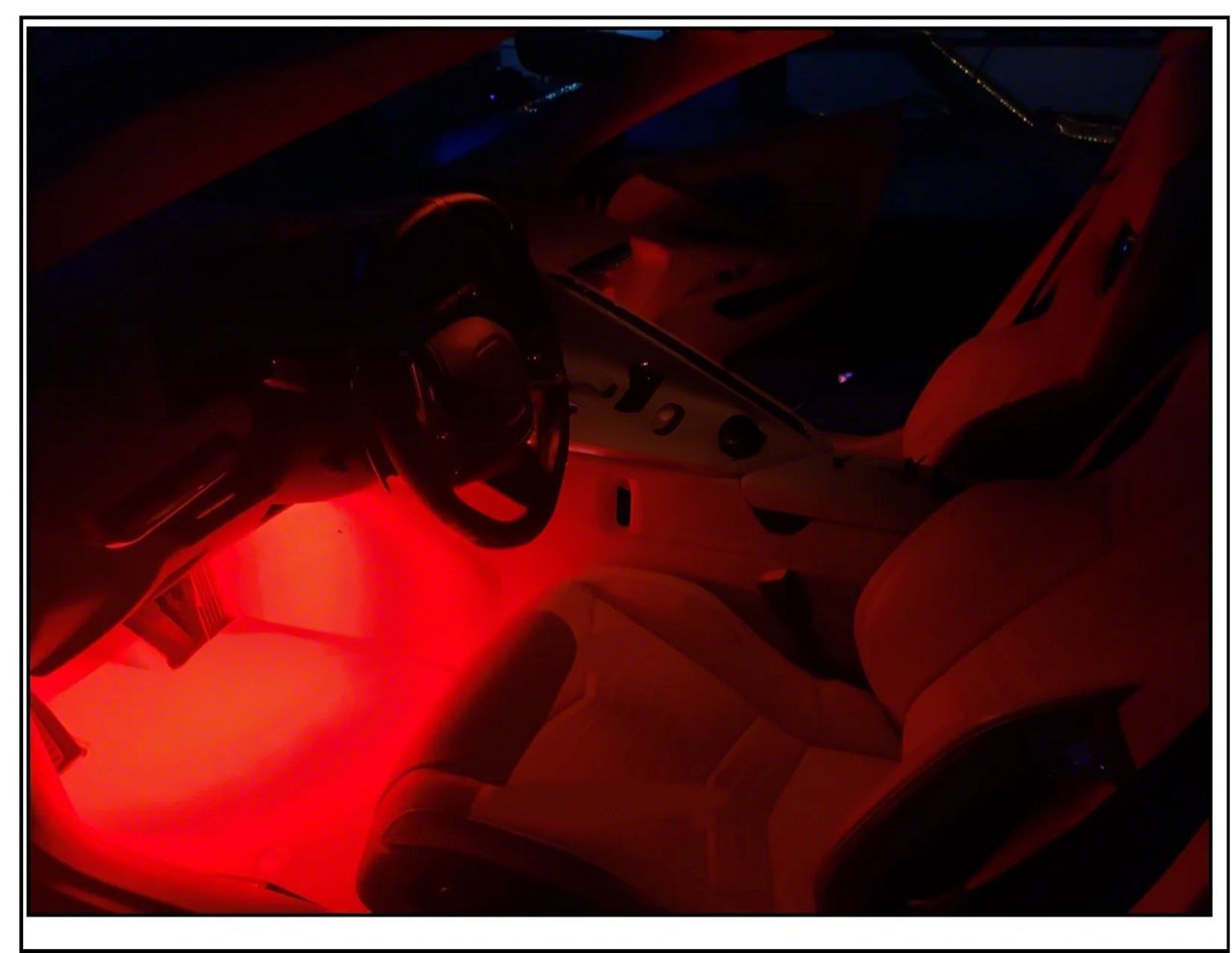Corvette Map Light Tinting Kit; Red (20-26 Corvette C8) - Free Shipping