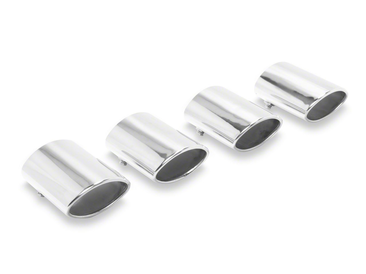 OPR Corvette Oval Exhaust Extensions; Stainless Steel EK-112328 (97-04 ...