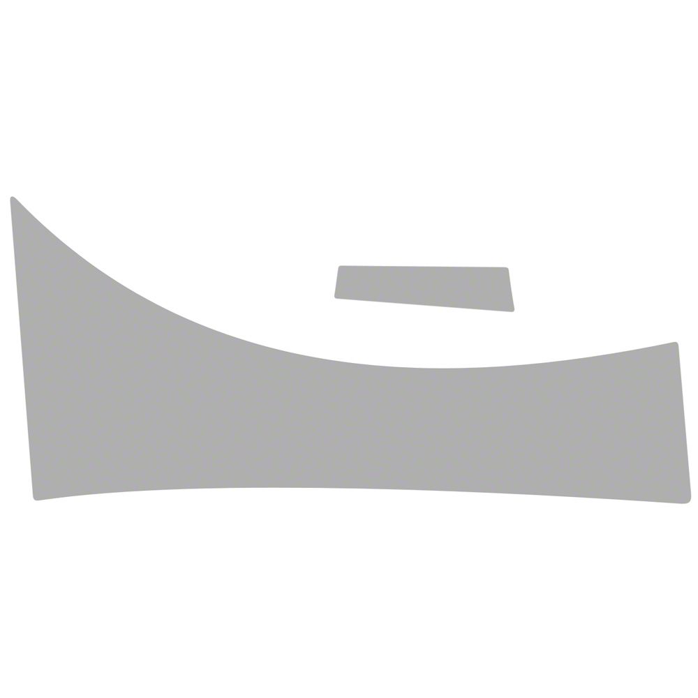 Corvette Paint Protection PPF Pre-Cut Kit; Front Passenger Side Splash ...