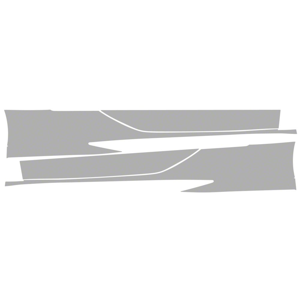 Corvette Paint Protection PPF Pre-Cut Kit; Rocker Panels; Gloss (20-26 ...