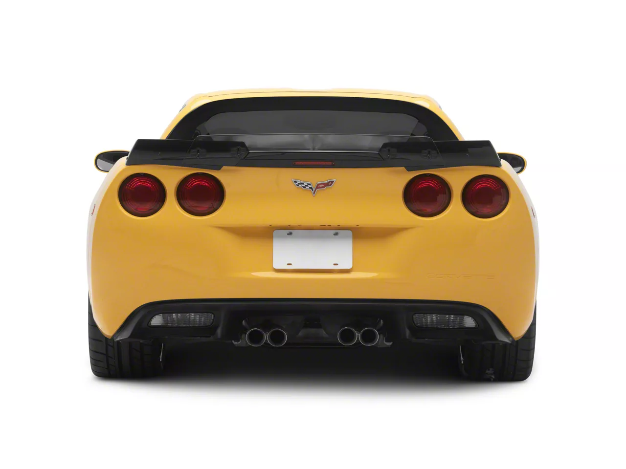 Corvette Performance Style Rear Spoiler with Dark Tinted Wickerbill ...
