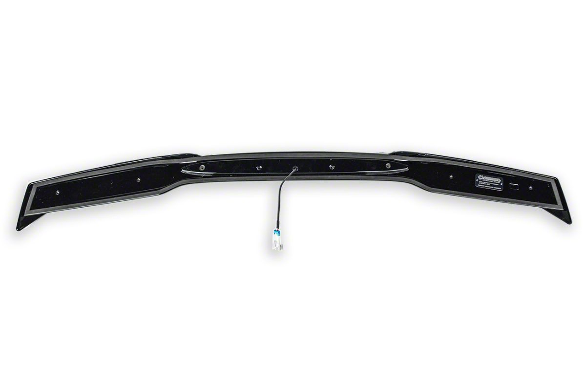 Corvette Performance Style Rear Spoiler with Light Tinted Wickerbill ...