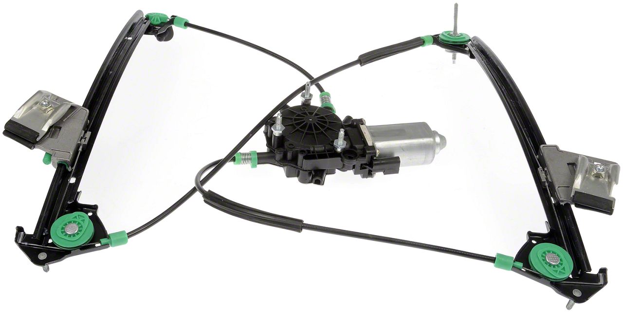 Corvette Power Window Regulator and Motor Assembly; Front Passenger ...
