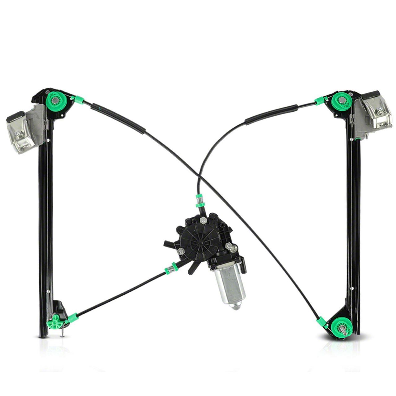 Corvette Power Window Regulator with Motor; Front Driver Side (97-04 ...