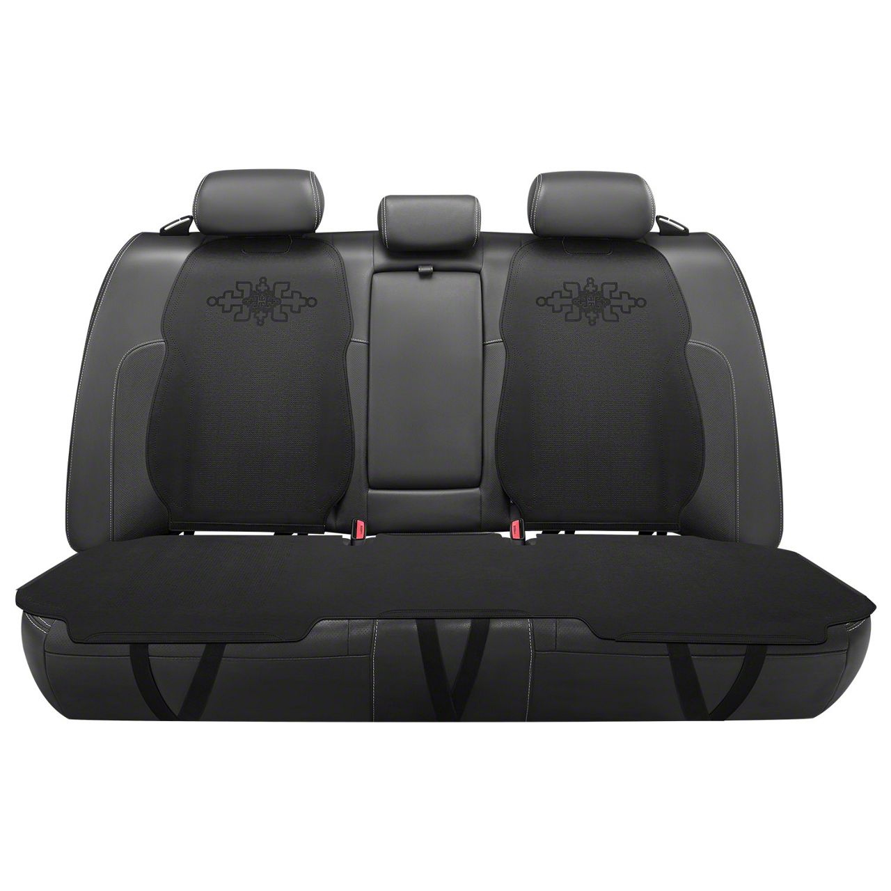 Corvette Protex Plus Series Front and Rear Seat Covers; Black ...