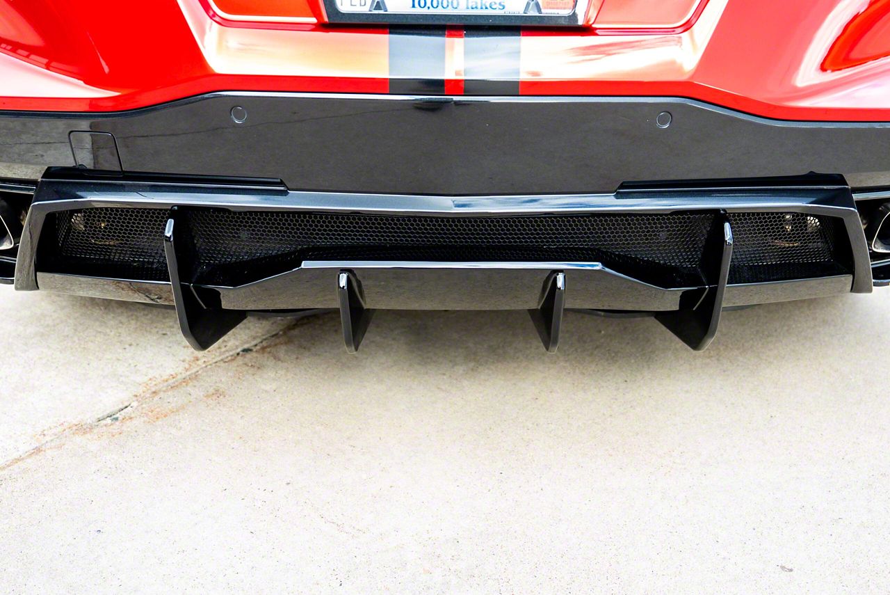 Corvette Rear Diffuser; Carbon Flash (20-26 Corvette C8 Stingray ...
