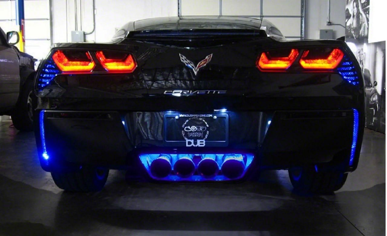 Corvette Rear Fascia Lighting Kit; RGB (14-19 Corvette C7) - Free Shipping