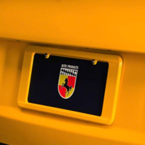 Altec Corvette Rear License Plate Frame; Machine Silver 413-67U (05-13 ...