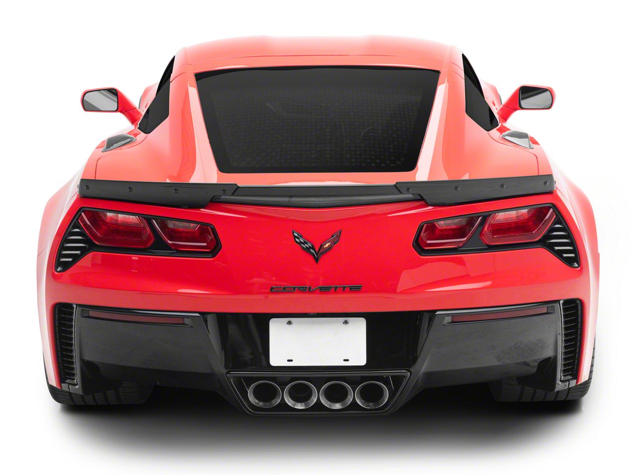 Corvette Rear Quarter Intake Vents; Carbon Fiber (14-19 Corvette C7 ...