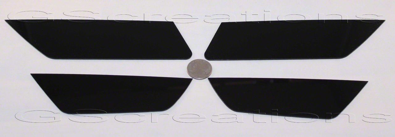 Corvette Rear Reverse/Turn Signal Light Blackout Covers (14-19 Corvette ...