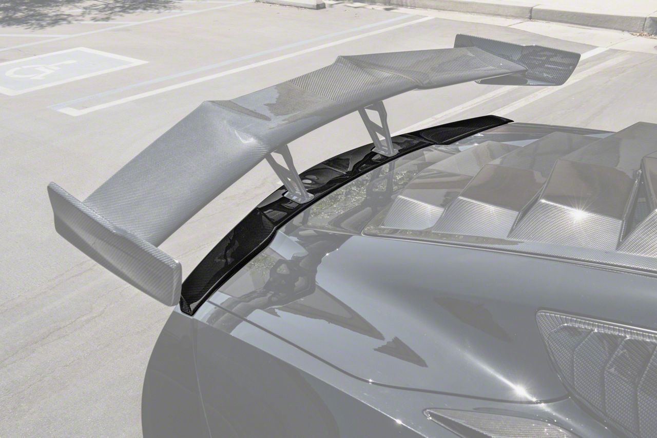 Corvette Rear Spoiler; Carbon Fiber (23-26 Corvette C8 E-Ray, Z06 ...