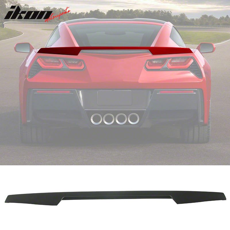 Corvette Rear Spoiler; Matte Black (14-19 Corvette C7) - Free Shipping