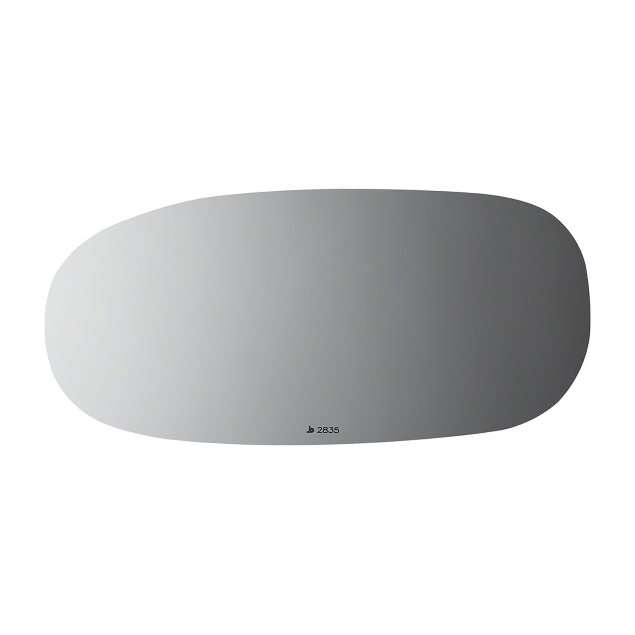 Corvette Redi-Cuts Drop Fit Side View Mirror Glass; Driver Side (97-04 ...