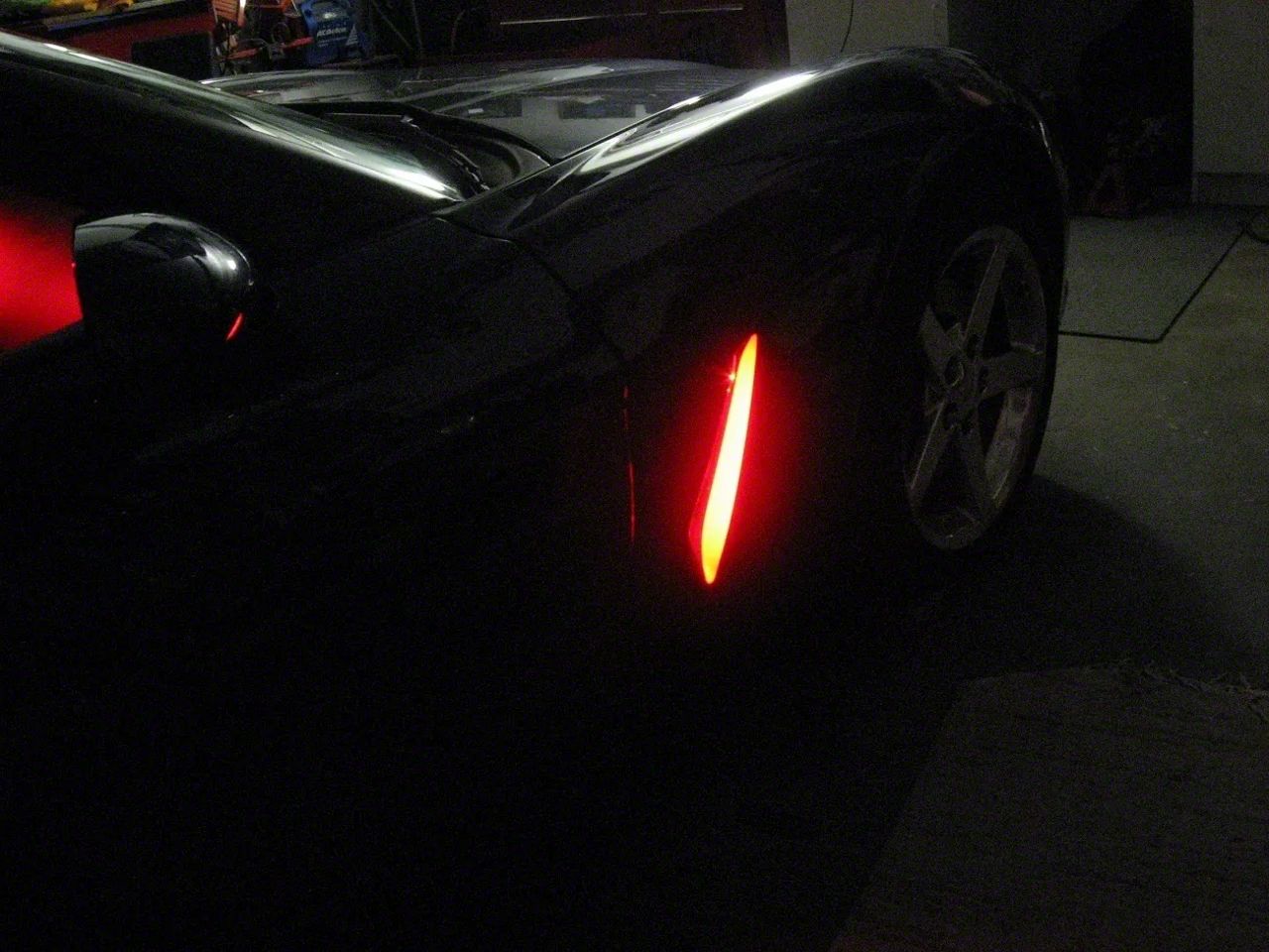 Corvette Remote Controlled Fender Cove LED Lighting Kit; Purple (05-13 ...