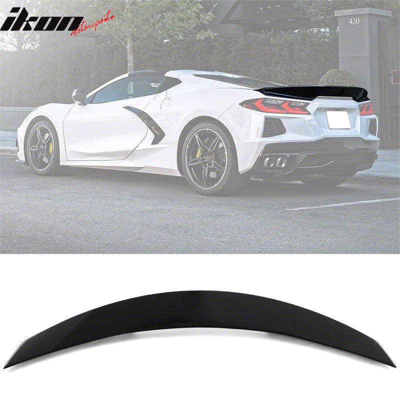 Corvette RSC Rear Spoiler; Gloss Black (20-26 Corvette C8 Stingray ...