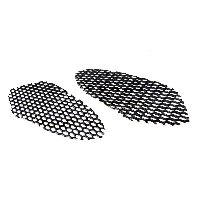 Corvette Side Intake Mesh Grille Inserts; Matte Black (20-25 Corvette ...