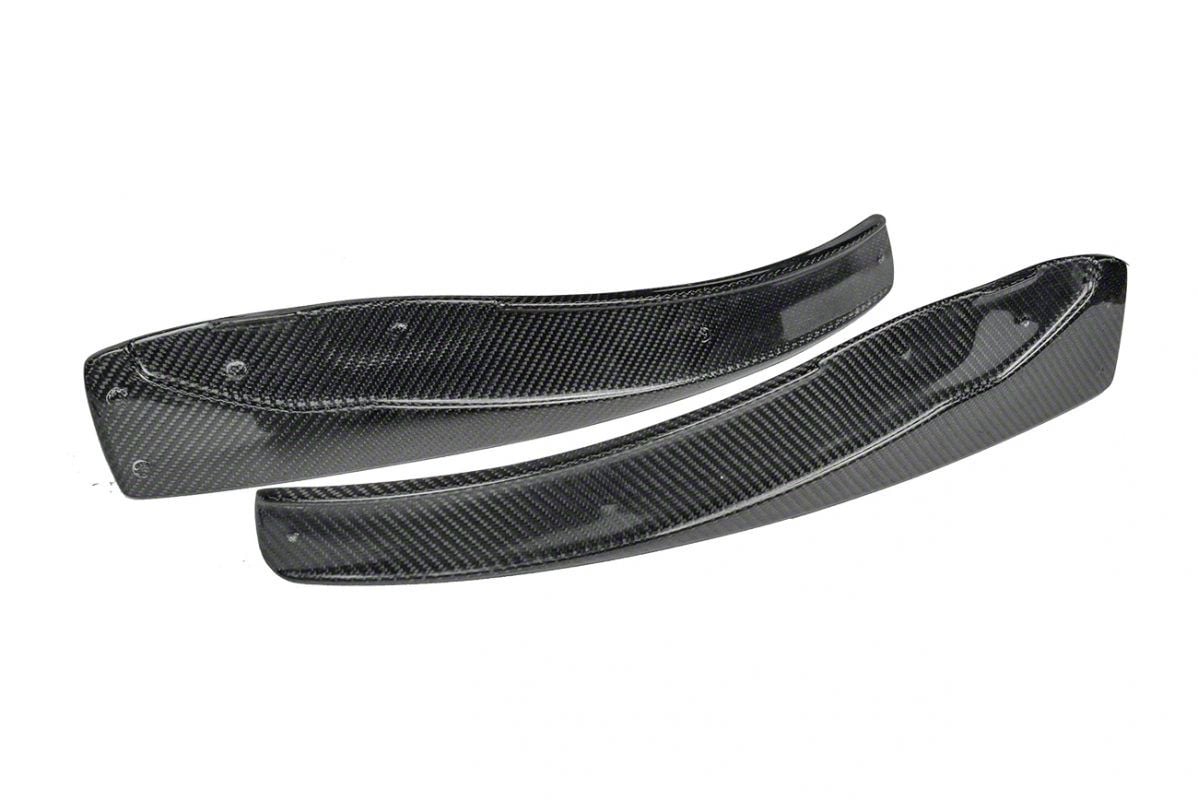 Corvette Side Panel Mud Flaps; Carbon Fiber (06-13 Corvette C6 Grand ...