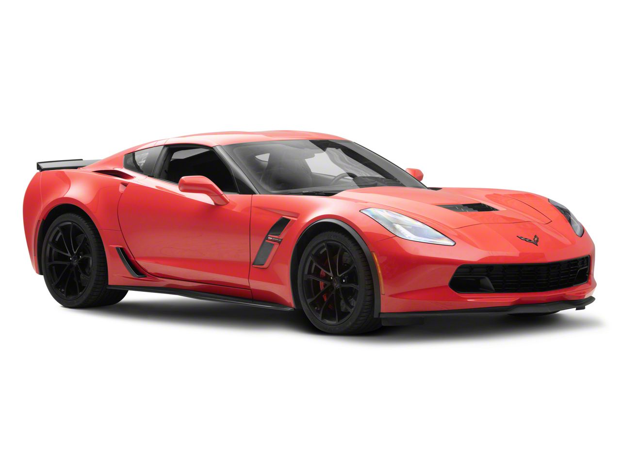 Corvette Side Skirt Rocker Panels; Carbon Flash Metallic (14-19 ...