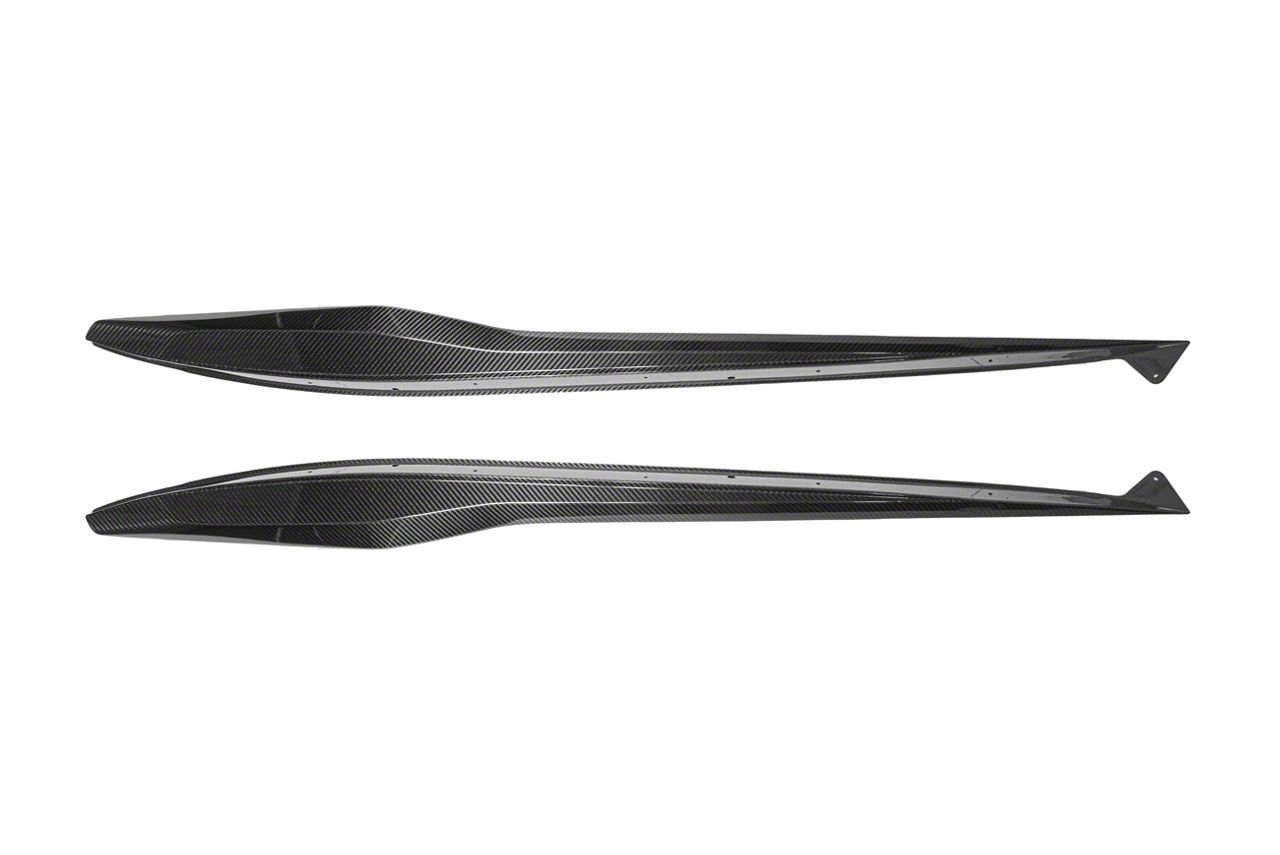 Corvette Side Skirts; Carbon Fiber (23-26 Corvette C8 Z06) - Free Shipping