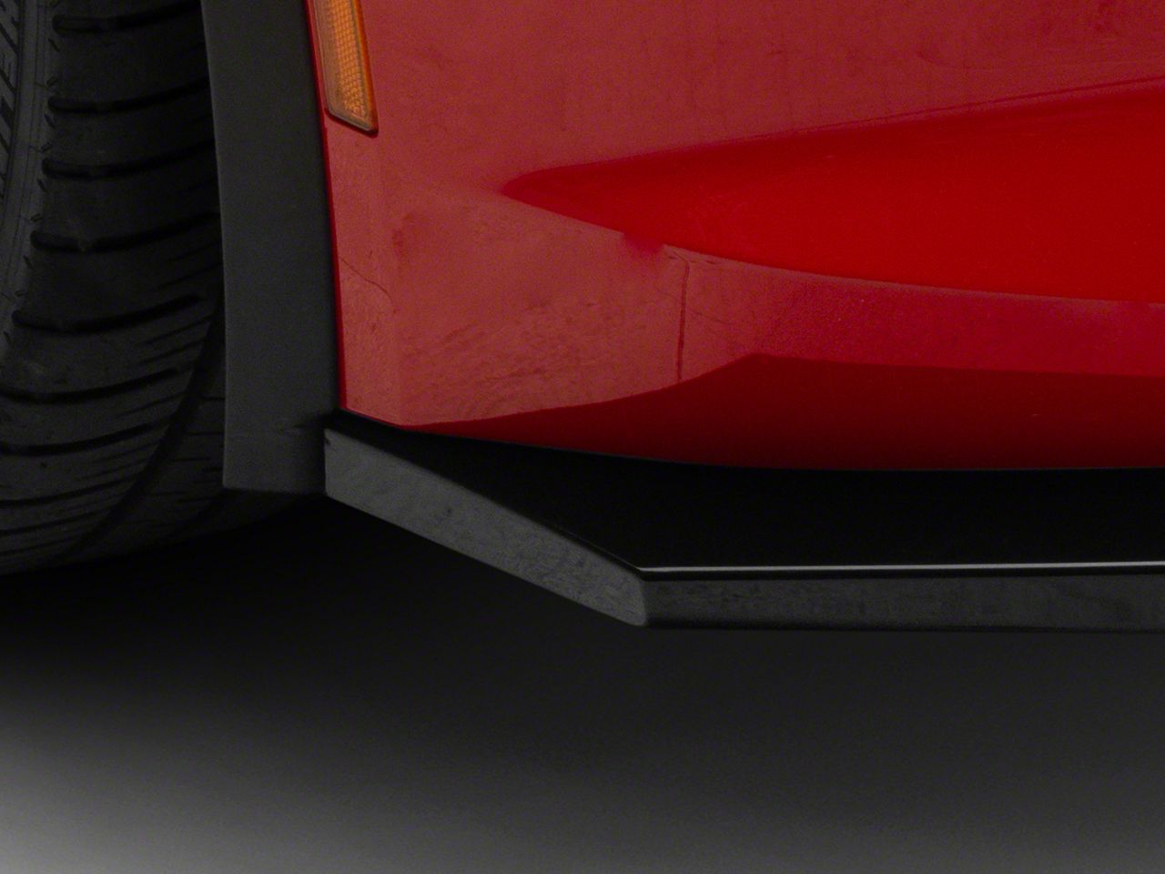 Corvette Stage 2 Central Front Splitter; Carbon Flash Metallic (14-19 ...