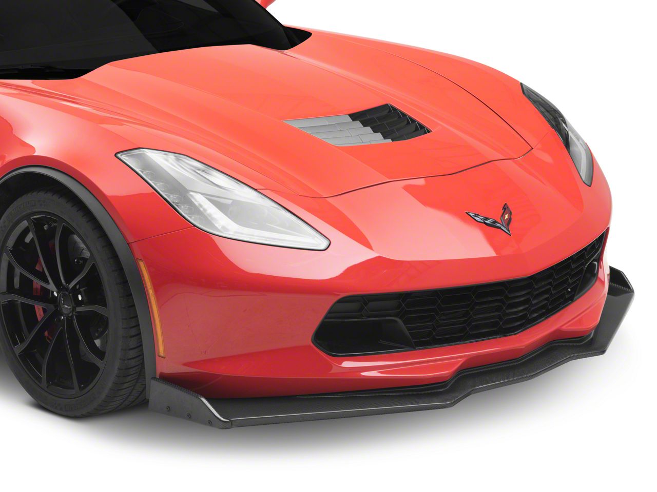 Corvette Stage 2.5 ZR1 Conversion Extended Front Splitter; Carbon Fiber ...