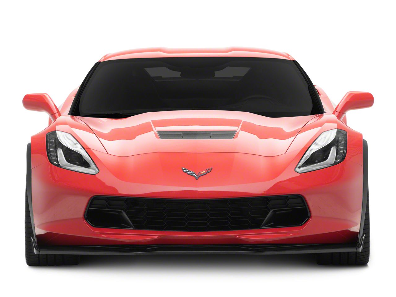 Corvette Stage 2.5 ZR1 Conversion Extended Front Splitter; Carbon Flash ...