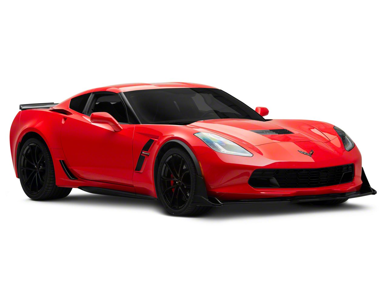 Corvette Stage 3.5 ZR1 Conversion Extended Front Splitter; Carbon Flash ...