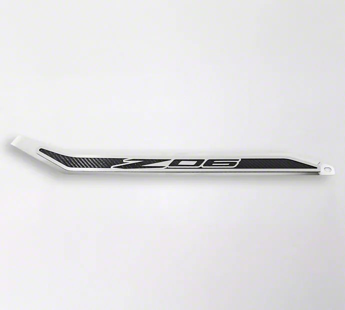 Corvette Stainless Door Prop with Real Carbon Fiber Z06 Insert; Driver ...