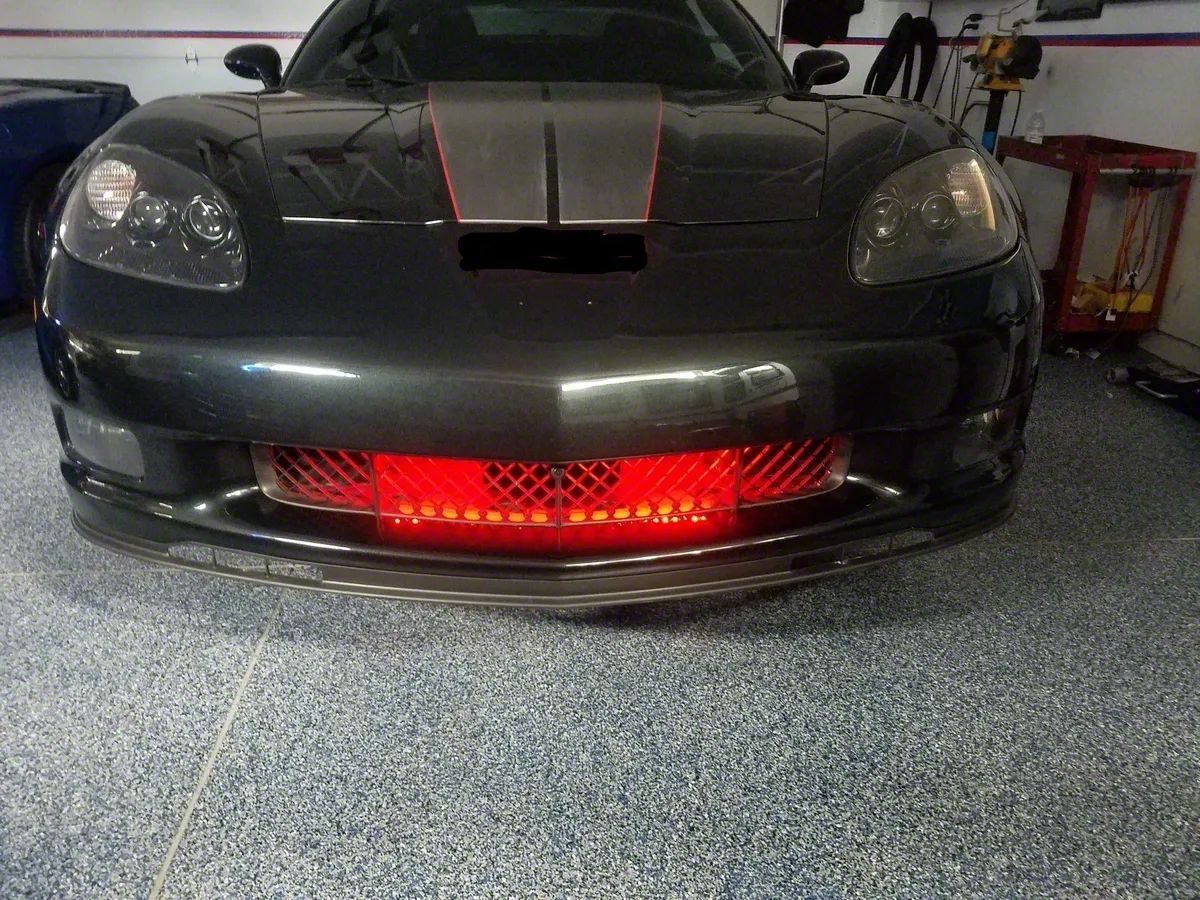 Corvette Standard Grille LED Lighting Kit; Superbright Blue (05-13 ...