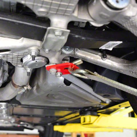 Corvette Strap Points; Red (14-19 Corvette C7) - Free Shipping