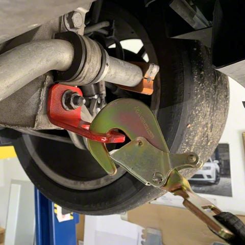 Corvette Strap Points; Red (05-13 Corvette C6 Coupe) - Free Shipping