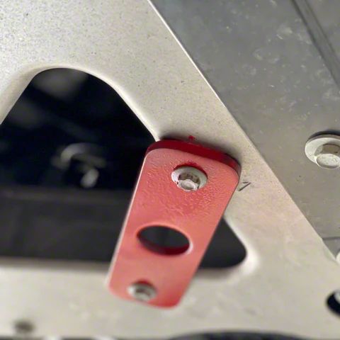 Corvette Strap Points; Red (20-26 Corvette C8) - Free Shipping