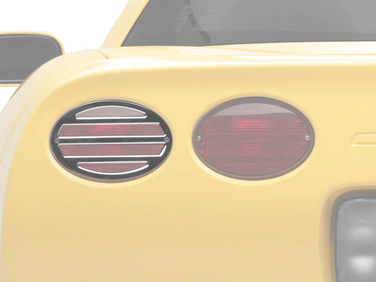 OPR Corvette Tail Light Louvers; Chrome Z43817-1 (500) (97-04 Corvette ...