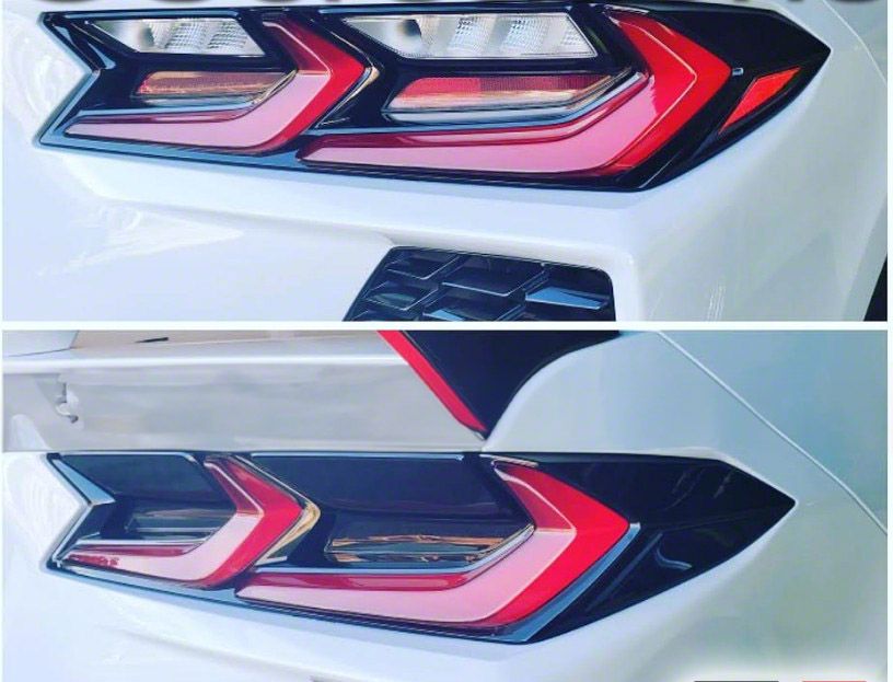 Corvette Tail Light Reflector/Brake/Reverse Light/Turn Signal Blackout ...