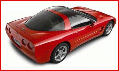 Corvette Transparent T-Top Roof Panels; Smoke Blue (97-04 Corvette C5 ...