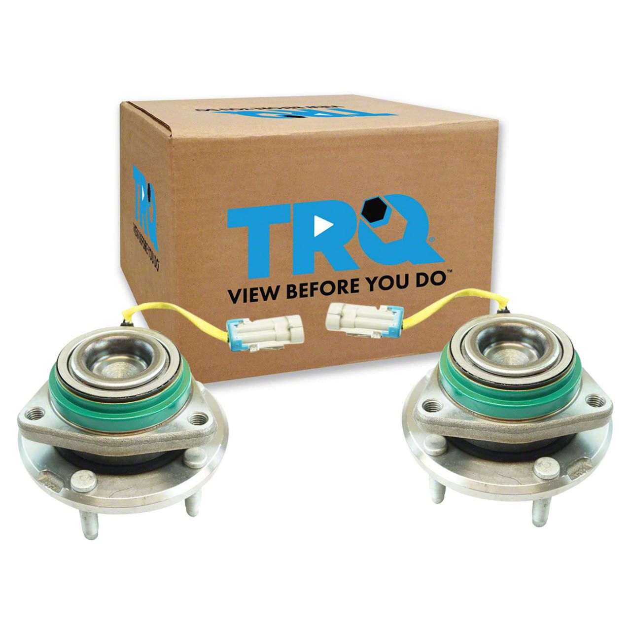 Corvette Wheel Bearing and Hub Assembly Set; Front (09-13 Corvette C6 ...