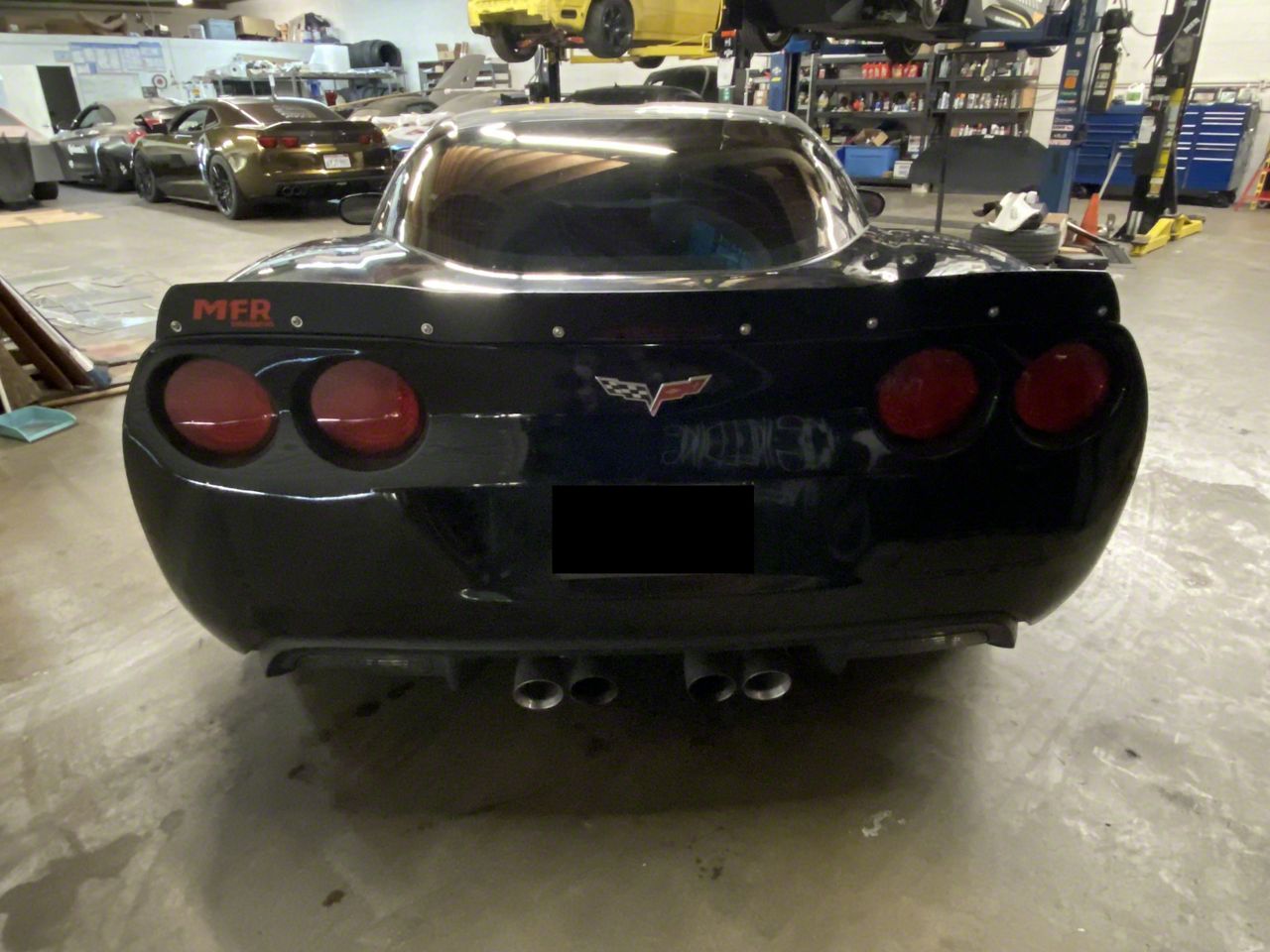 Corvette Wickerbill Rear Spoiler (05-13 Corvette C6) - Free Shipping