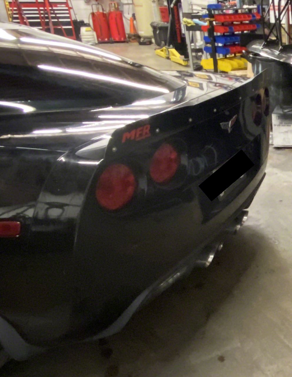Corvette Wickerbill Rear Spoiler (05-13 Corvette C6) - Free Shipping