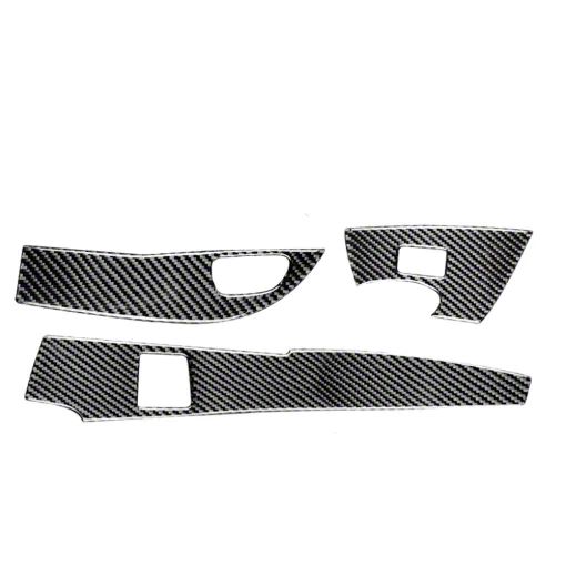 Corvette Window Switch Panel Covers; Carbon Fiber (14-19 Corvette C7 ...