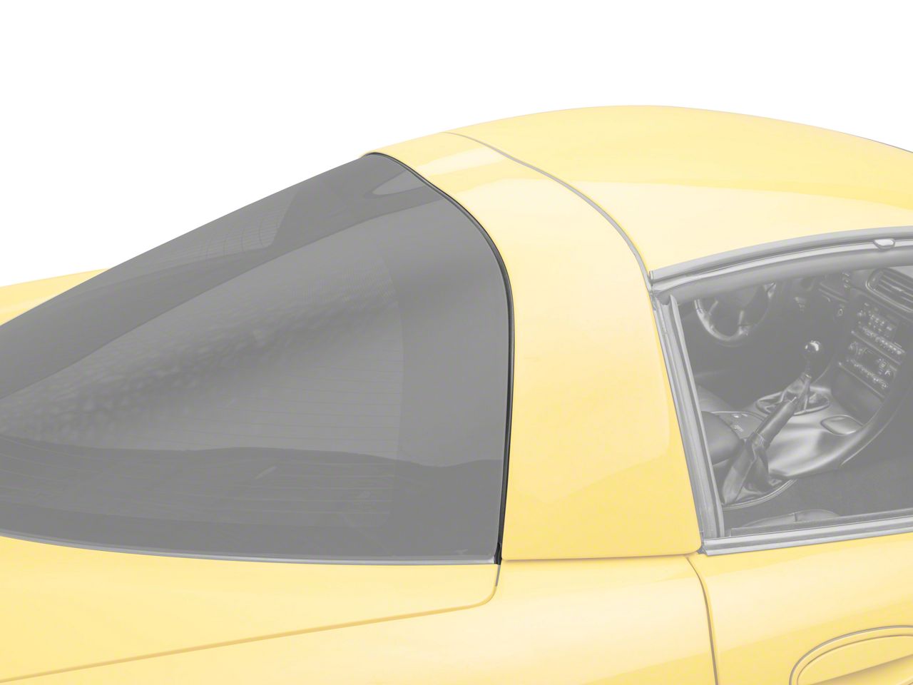 OPR Corvette Window Weatherstrip; Rear S7 (97-04 Corvette C5 Coupe ...